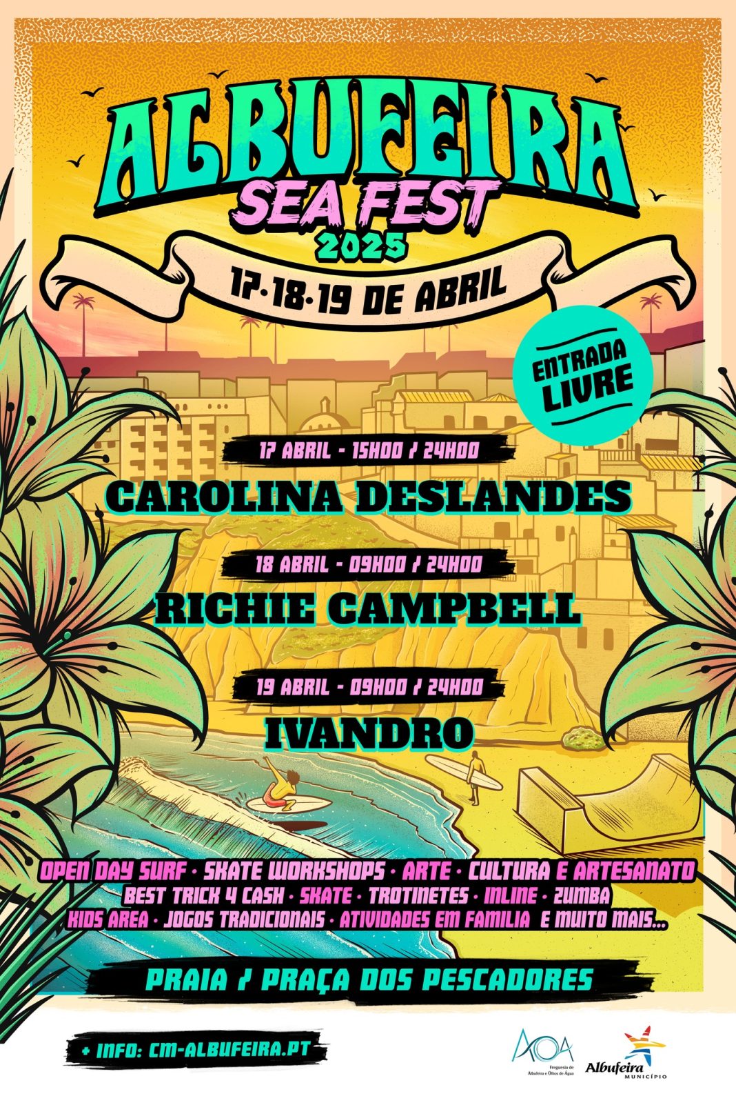 Albufeira Sea Fest regressa em abril com Carolina Deslandes, Richie ...